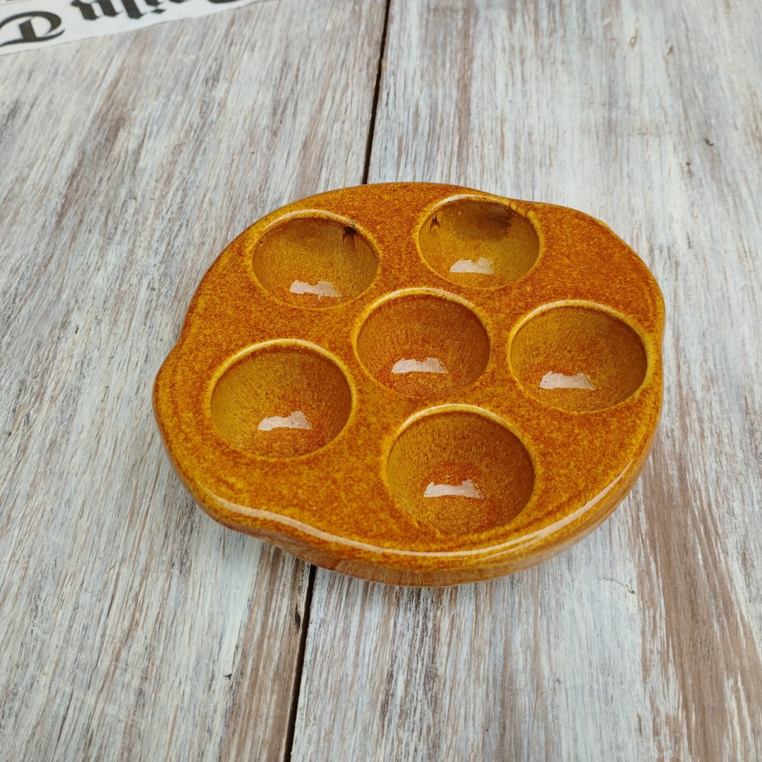 Vintage French Snail Serving Plate, Snail Serving Dish, Ceramic Dish ...