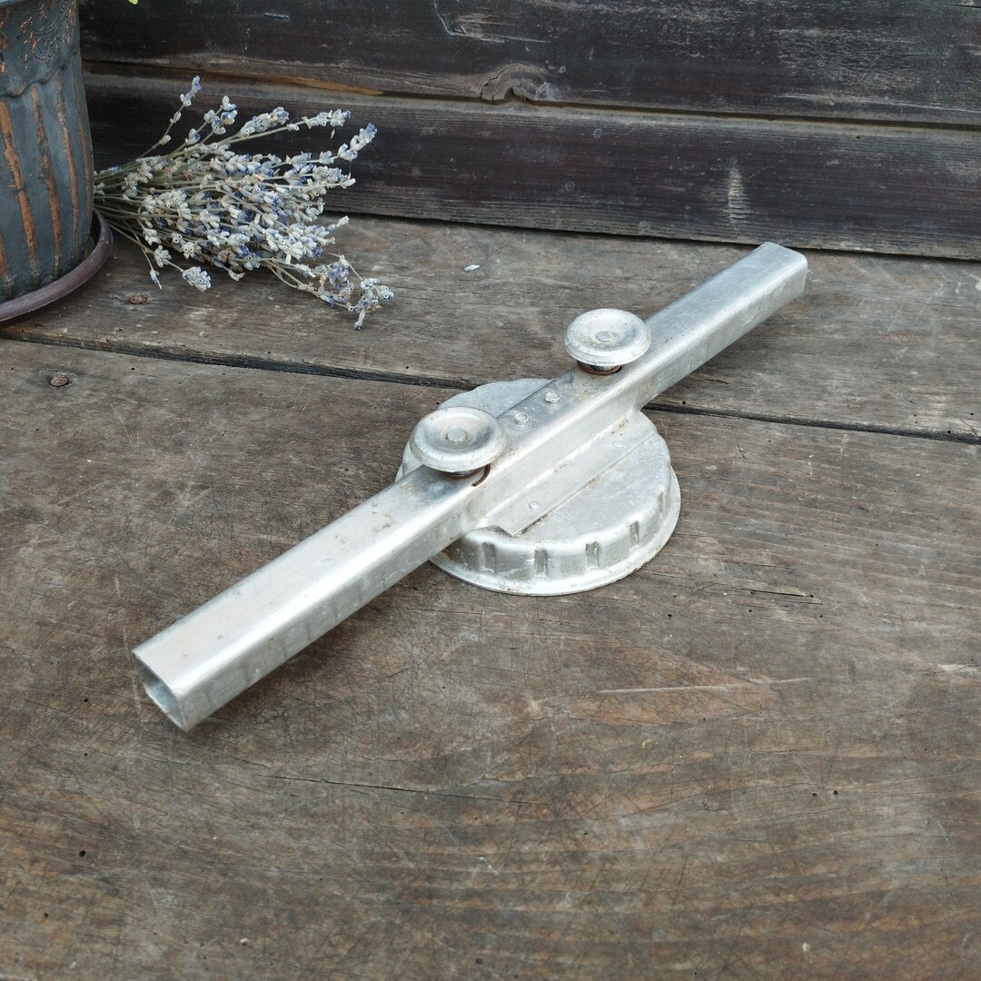 Vintage Primitive Metal Hand Tool for Capping Jars, Device for Closing ...