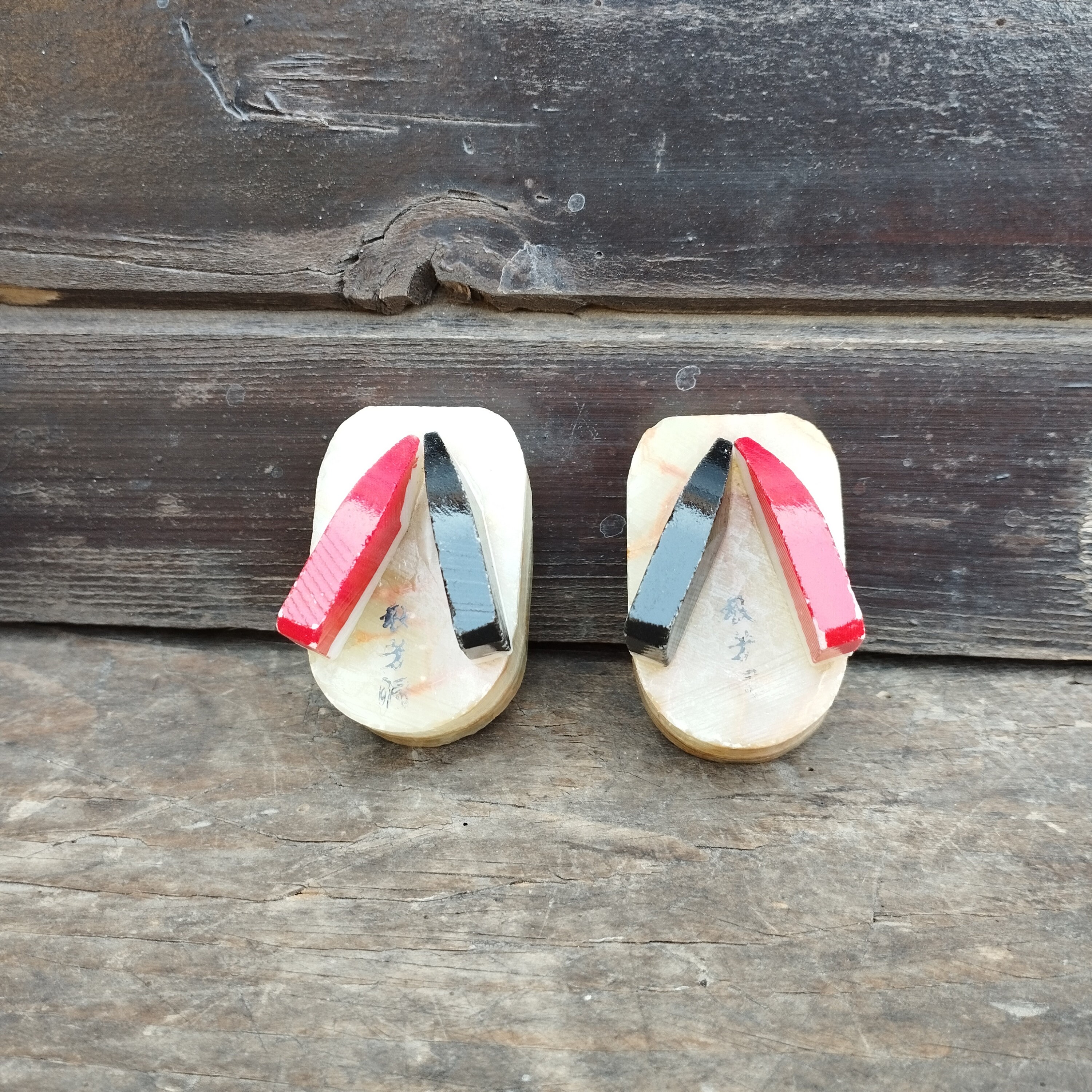 Vintage Marble Japanese Shoe Figures: Onyx Home Decor (set) - Etsy