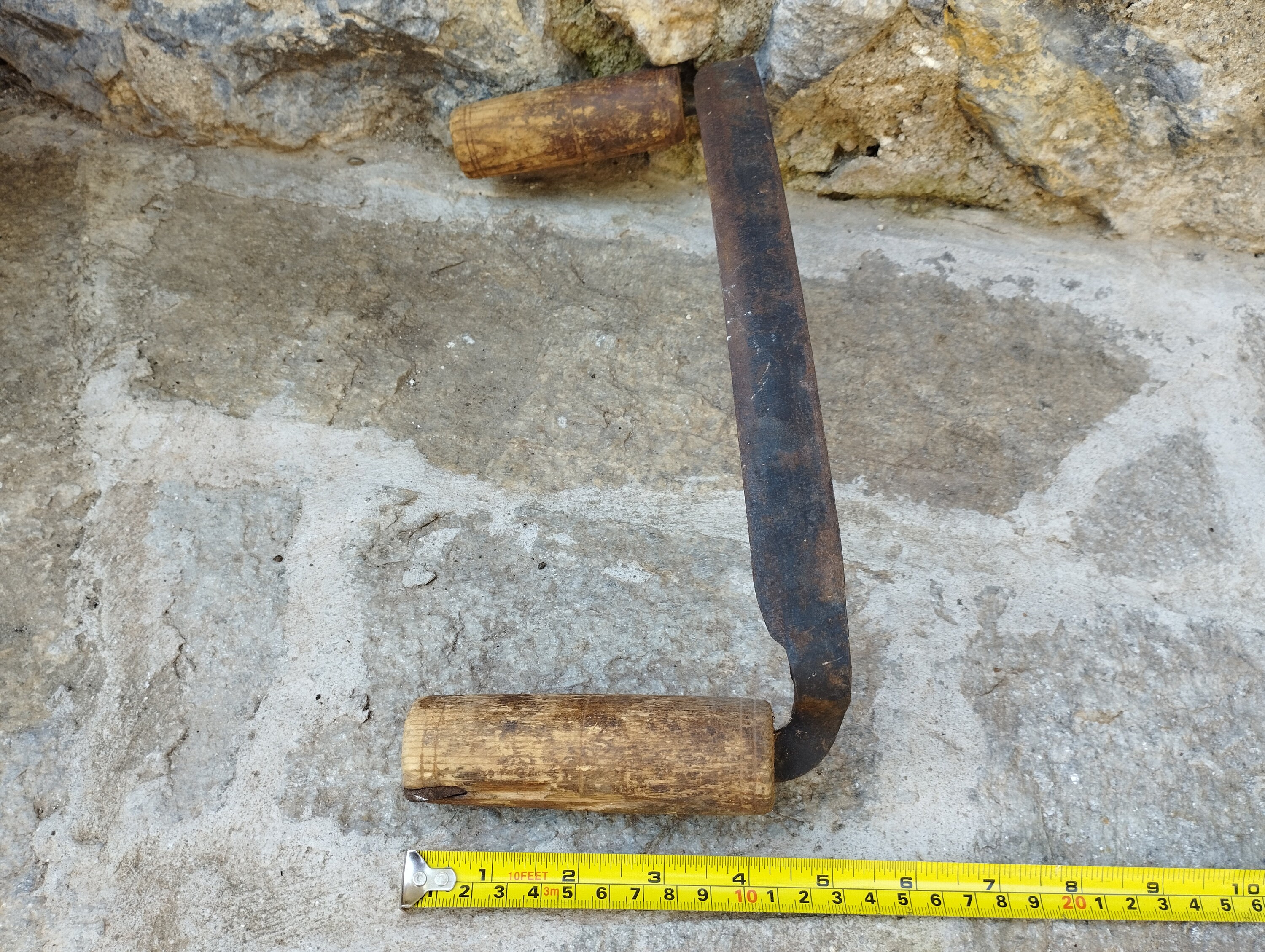 Primitive Woodworking Tool, Wood Peeling, Planer Bark Peeling Tool, Old ...