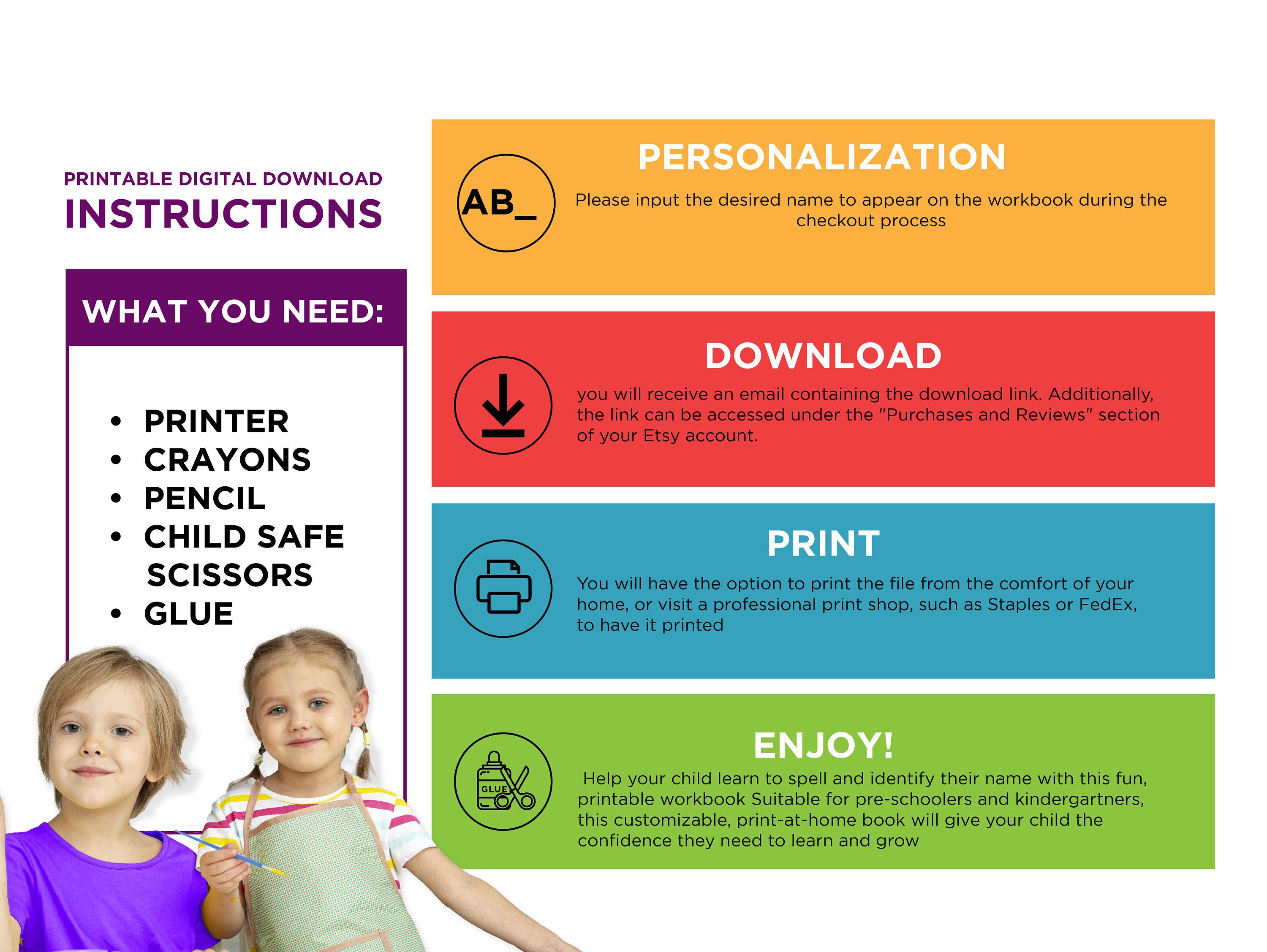 Positive Affirmation Worksheet for Kids Customizable Empowering Self ...