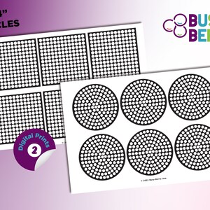Dot Art Printable Activity Sheet Creative Do a Dot Shape Scenes Sticker ...