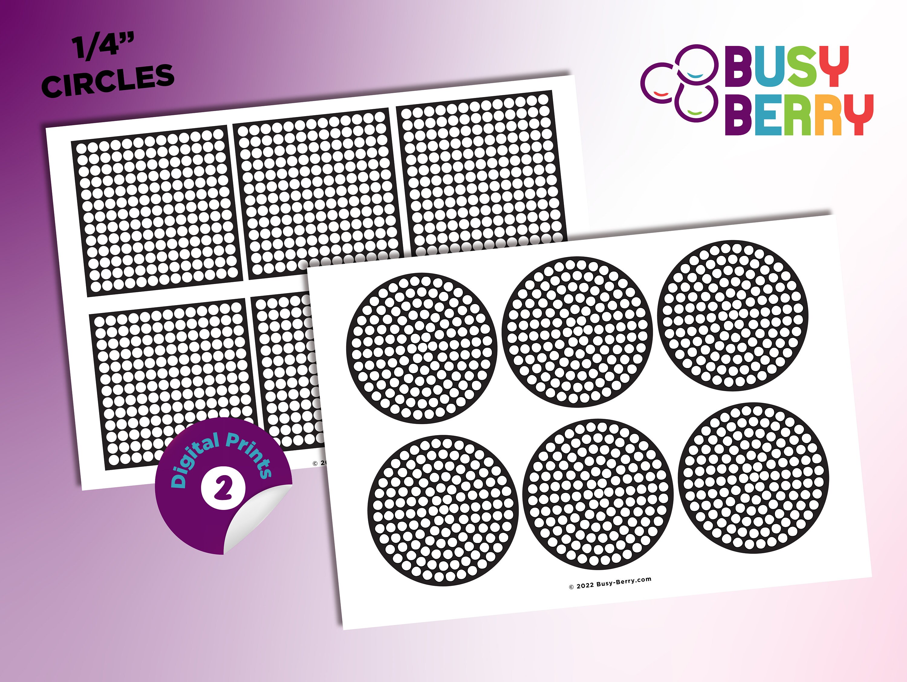 Dot Art Printable Activity Sheet Creative Do a Dot Shape Scenes Sticker ...