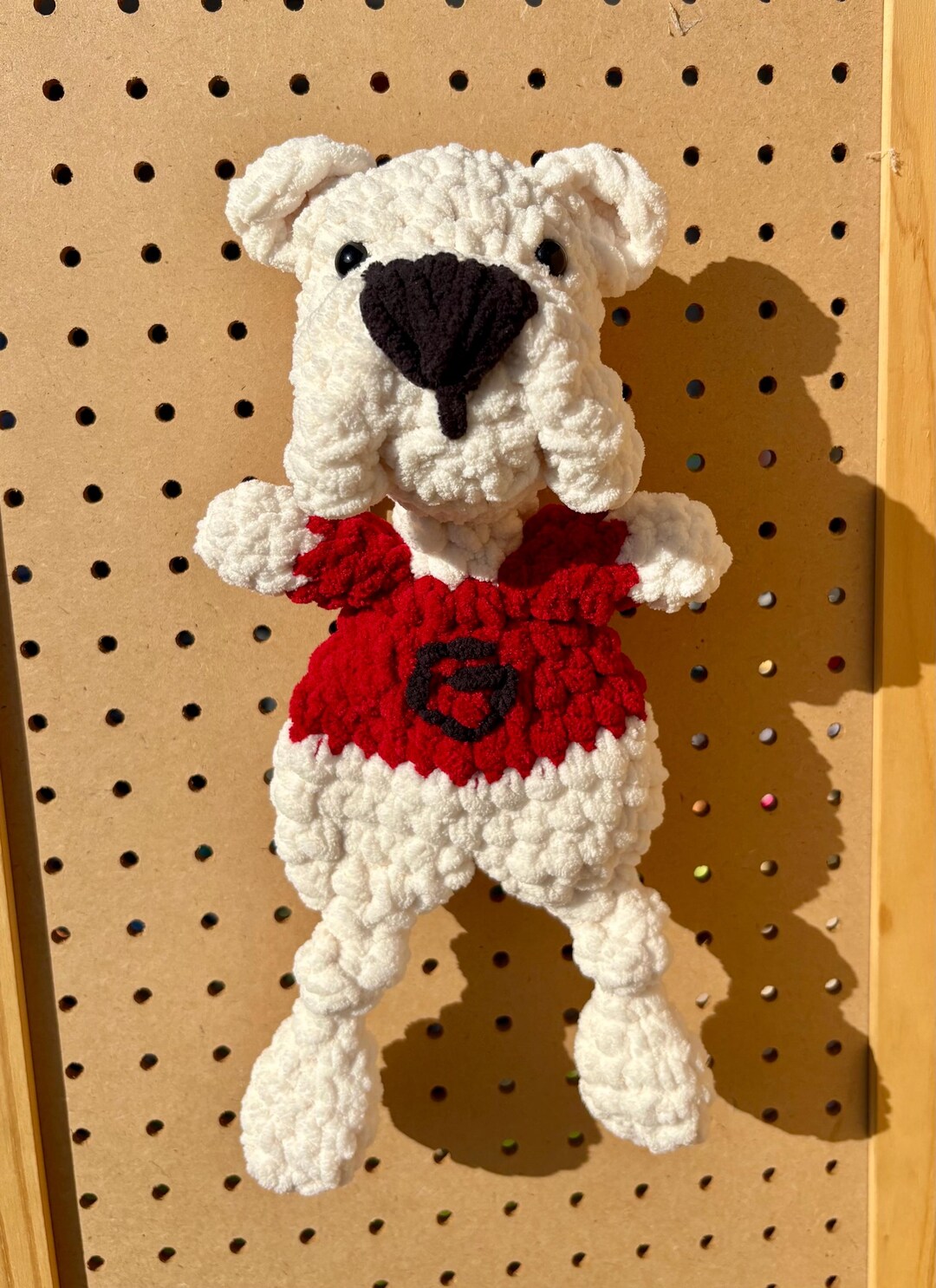 Mini Crochet UGA Bulldog Snuggler - Etsy