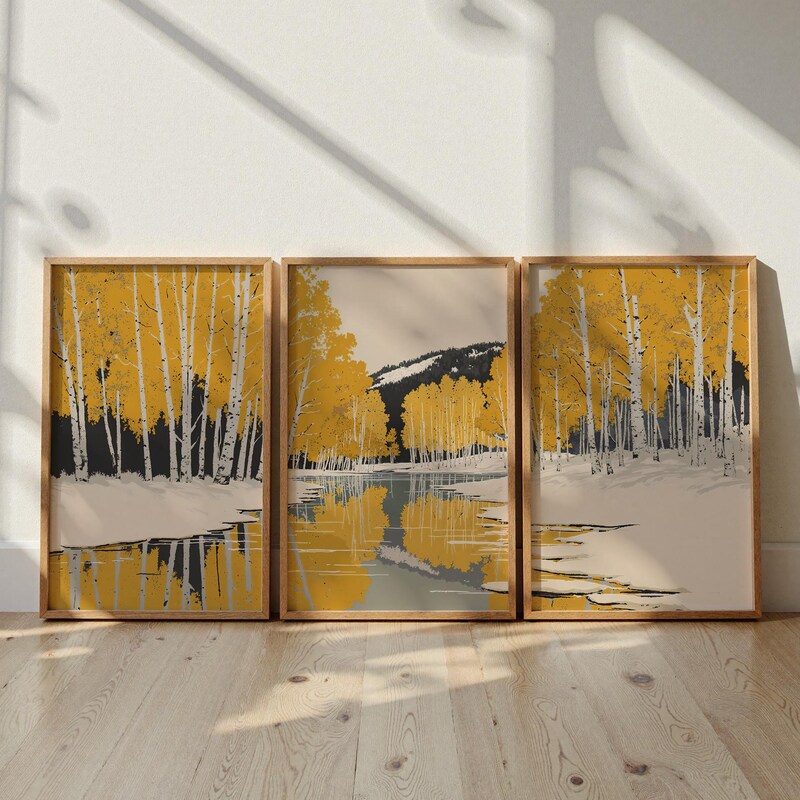 Landscape Triptych - Etsy