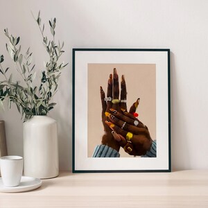 Black Hands Art | Black Art | Print Poster | Print Poster | Wall Art ...