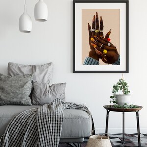Black Hands Art | Black Art | Print Poster | Print Poster | Wall Art ...