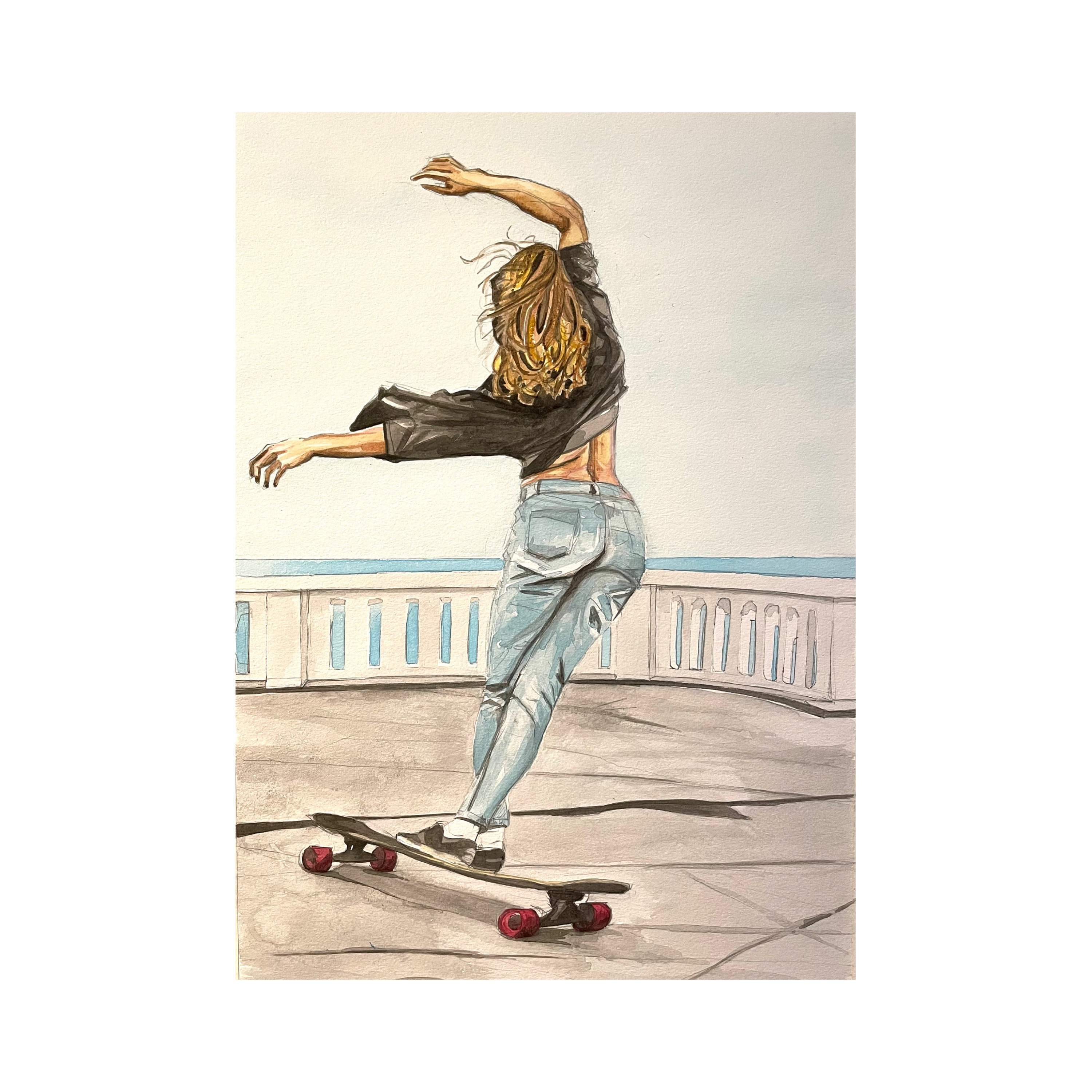 Longboarding Art