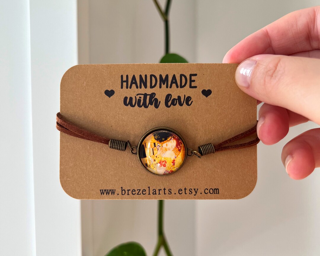 Klimt Bracelet Klimt Armband Der Kuss Gift for Friend - Etsy