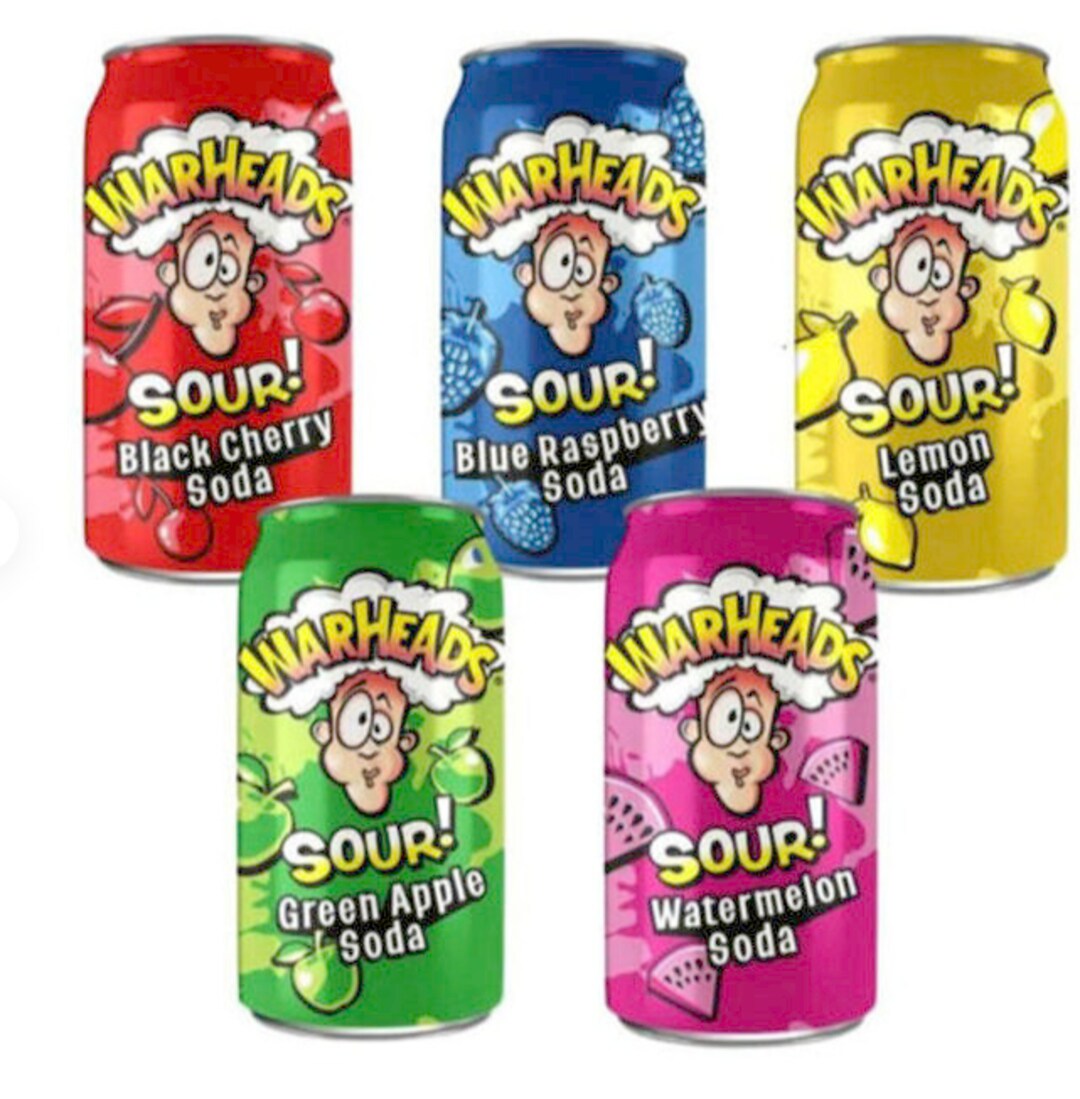 Warhead's Sour Soda 355ml - Etsy