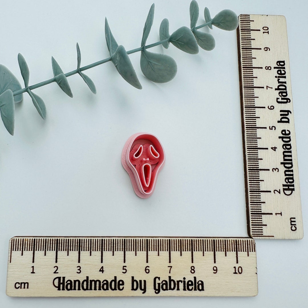 Scream Polymer Clay Cookie Cutter, Halloween Cutter , Fimo Accessories ...