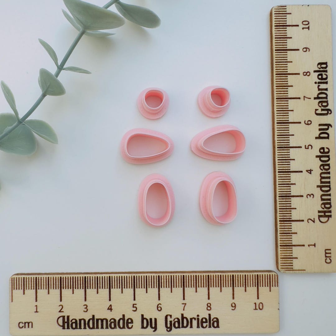 Polymer Clay Cutter Set, Organic Shape, Fimo Accessory Set, Sculpey ...