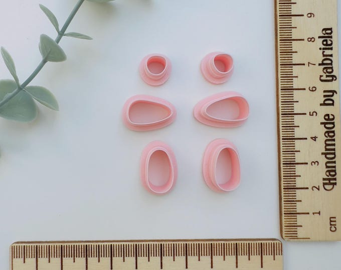 Polymer Clay Cutter Set, Organic Shape, Fimo Accessory Set, Sculpey ...