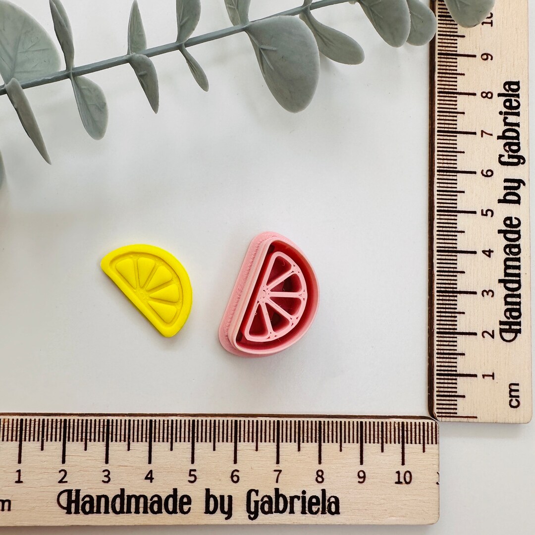 Lemon Half Polymer Clay Cutter, Fimo Accessories, Clay Cutter - Etsy