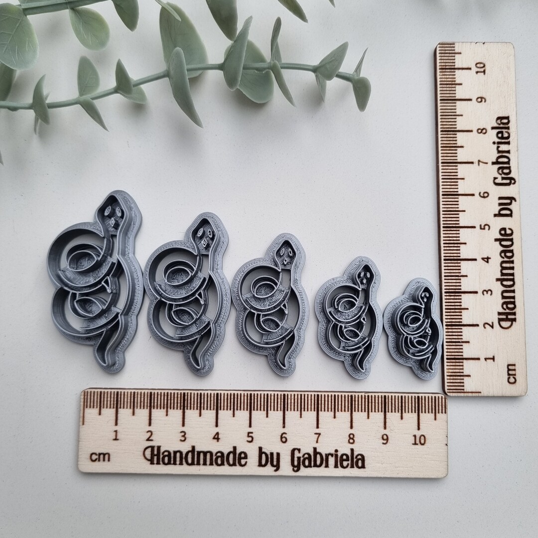 Snake Polymer Clay Cutter, 5 Sizes, Clay Cutter, Fimo Accessories - Etsy