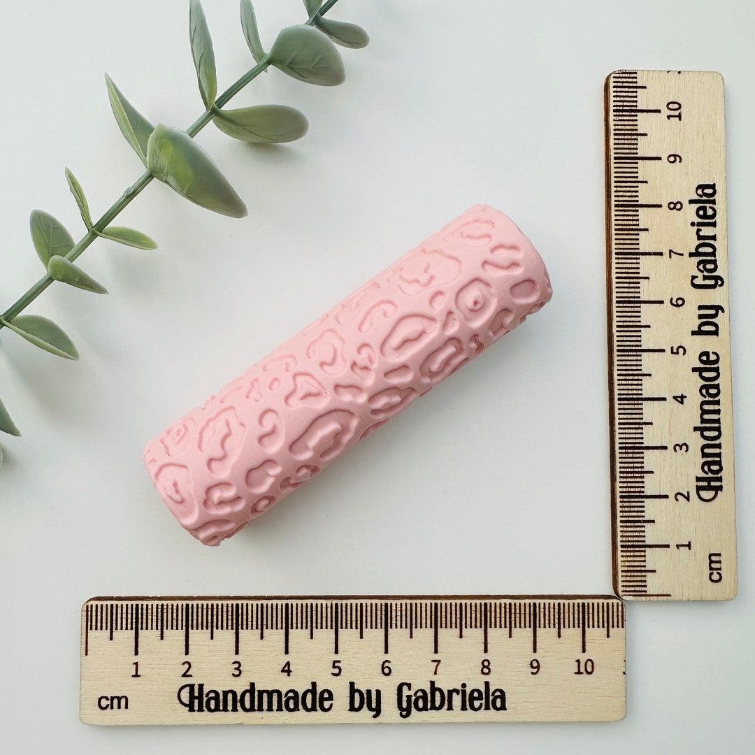 Polymer Clay Texture Roller Leo, Polymer Clay Pattern, Texture Roller ...