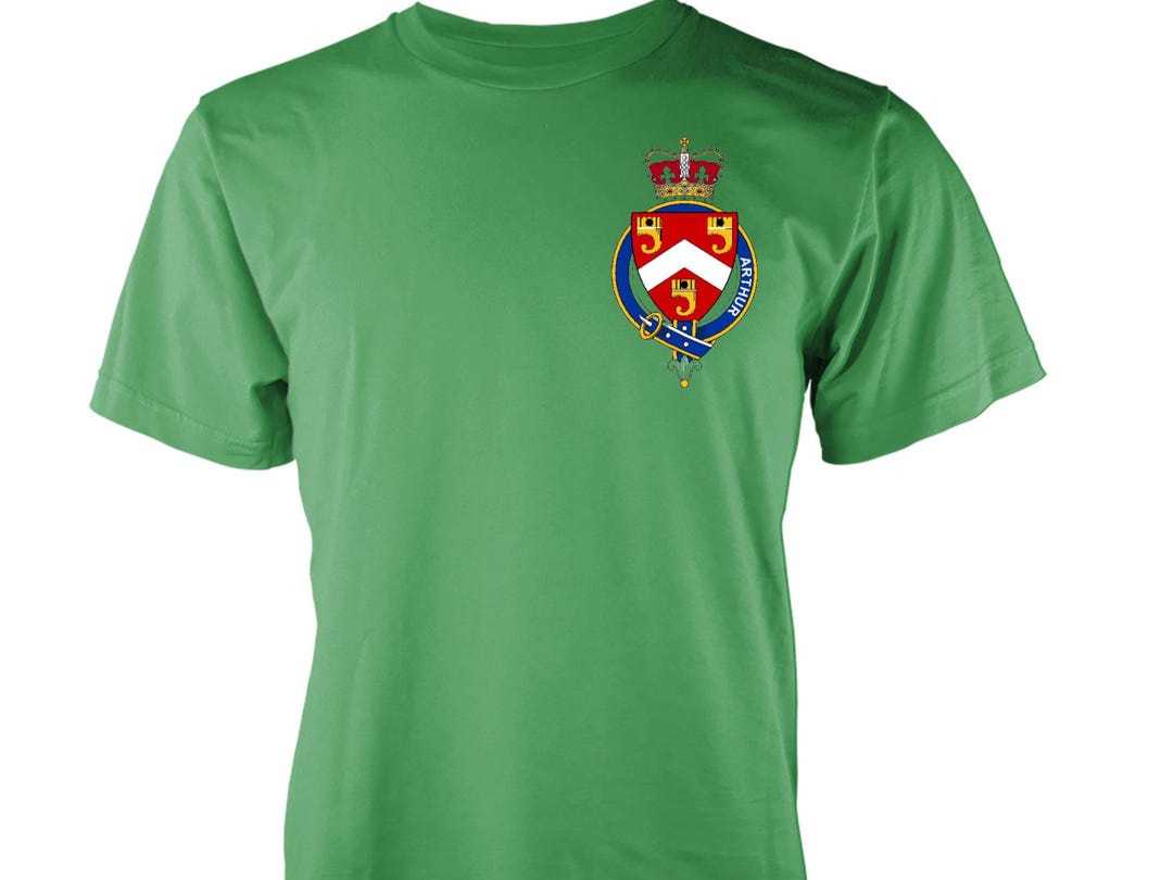 Free Personalisation Arthur Family Crest Cotton T-shirt Adult Kids ...