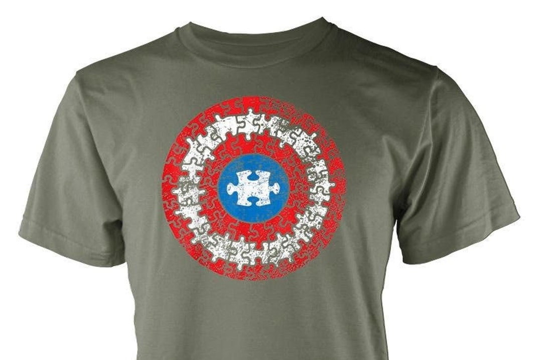 Free Personalisation Autism Awareness Autistic Captain America ...