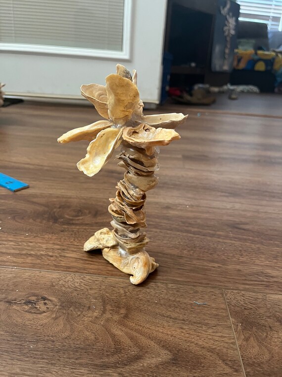 Oyster Shell Palm Tree - Etsy