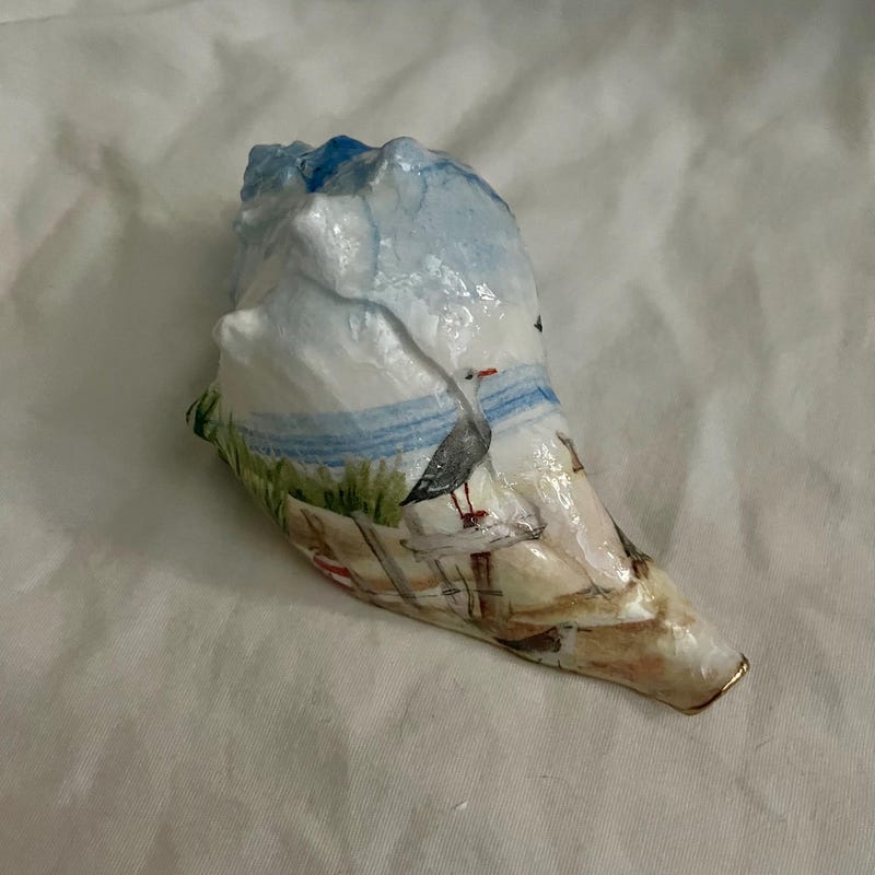 Decoupage Conch Shells - Etsy