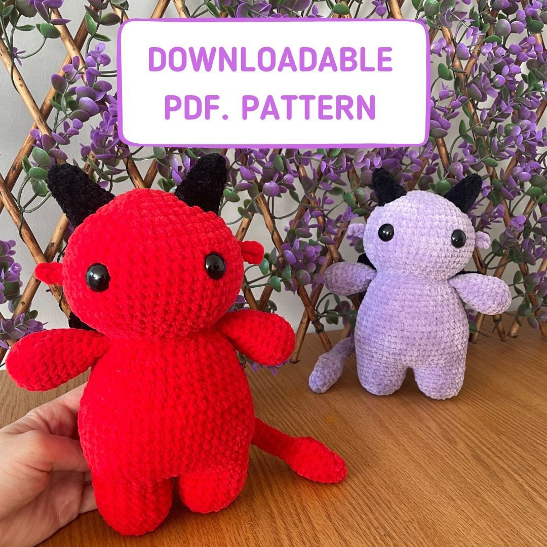 Little Devil Buddy Crochet Pattern (downloadable PDF) - Etsy