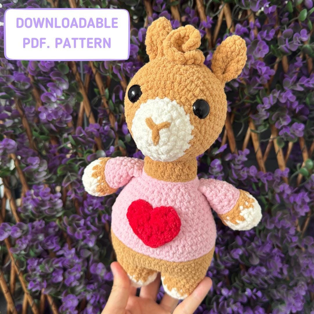Little Llama Buddy Crochet Pattern (downloadable PDF) - Etsy