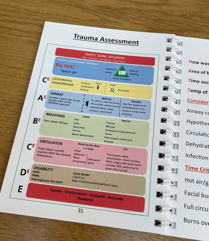 Medic Handbook - Essential Pocket Sized Guide for Paramedics, Ambulance ...