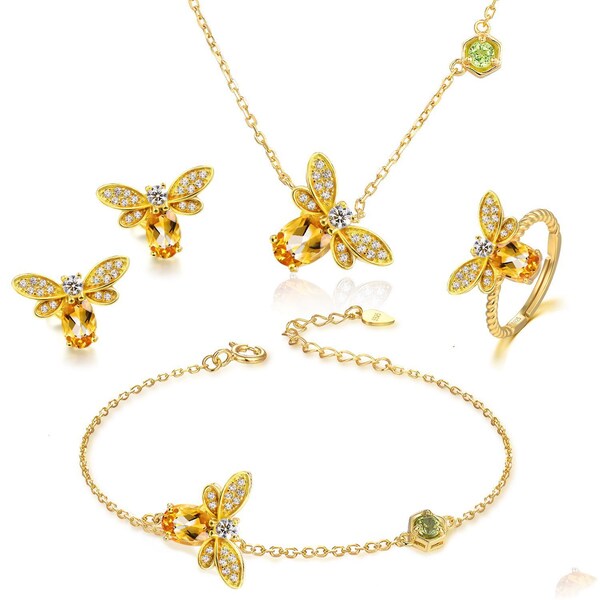 Bee Necklace - Etsy