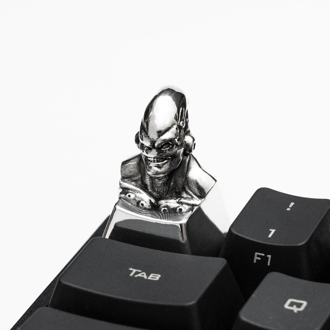 Monster Silver Keycap Artisan Keycap Custom Keycaps Xda - Etsy