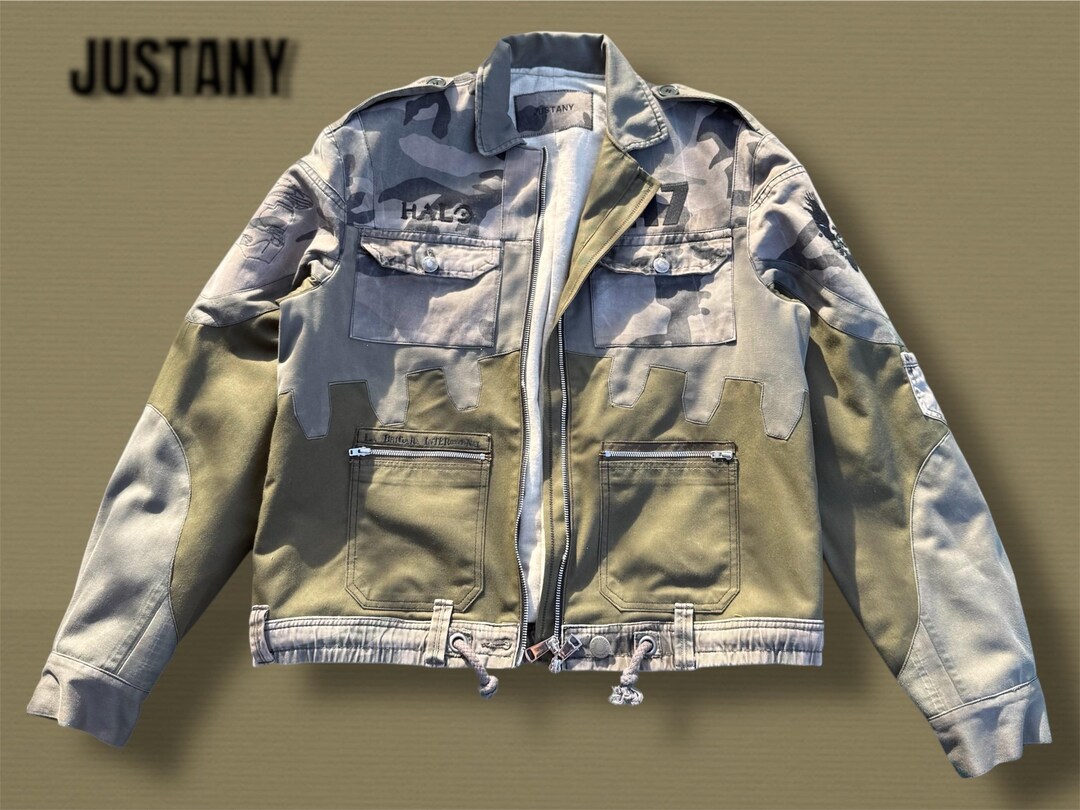 Master Chief Jacket, Master Chisel, Military Jacket, Halo Jacket, Khaki ...