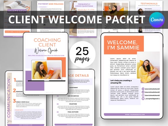 Client Welcome Pack for New Client Welcome. Make Your Client - Etsy
