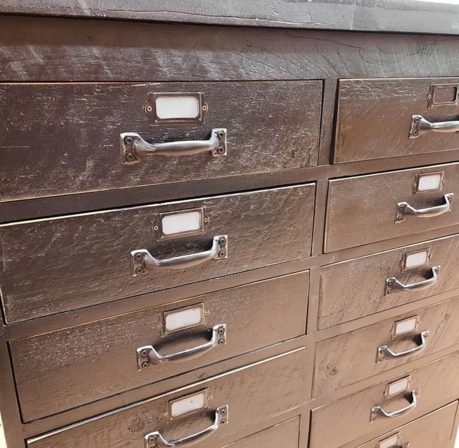 12 Drawer, Apothecary Style, Spalted Maple Cabinet - Etsy