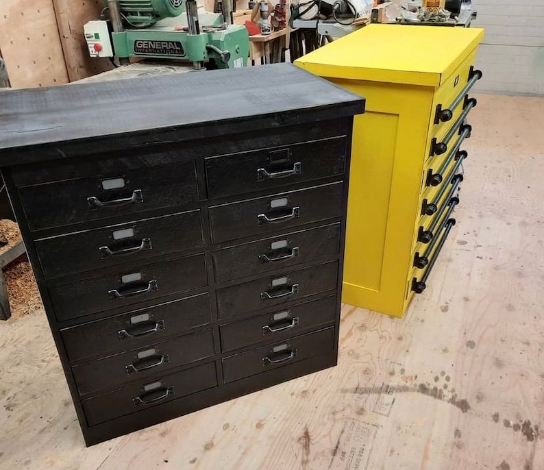 12 Drawer Multi Drawer Cabinet - Etsy