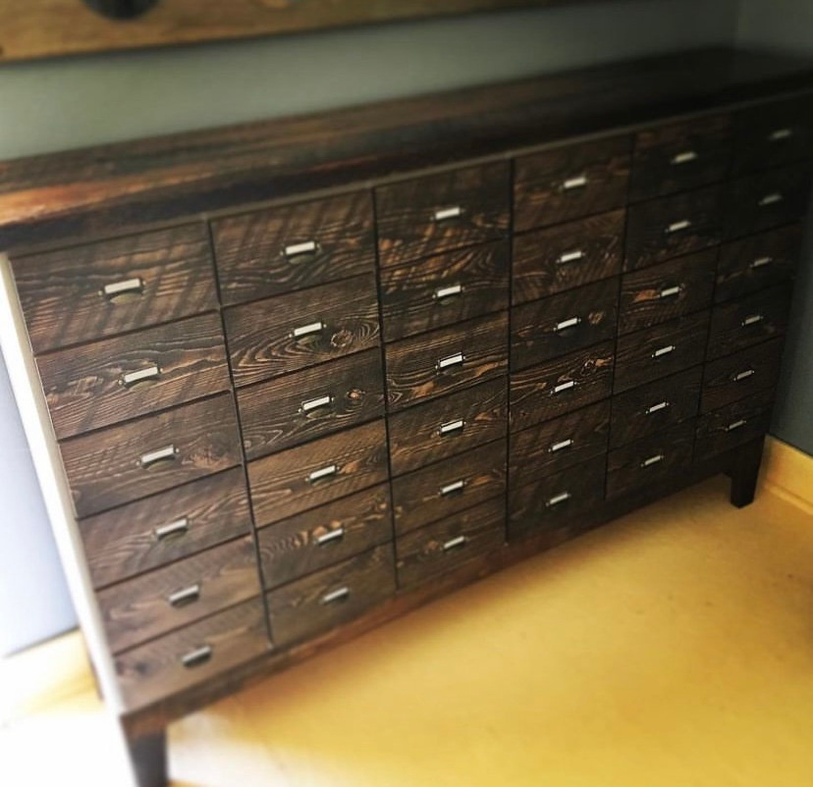 12 Drawer, Apothecary Style, Spalted Maple Cabinet - Etsy