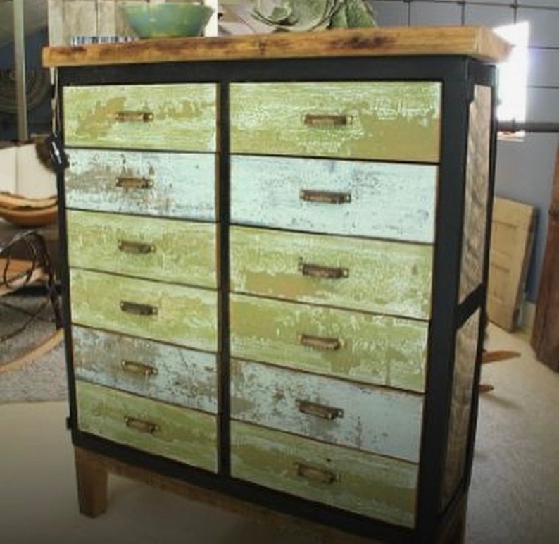12 Drawer, Apothecary Style, Spalted Maple Cabinet - Etsy Canada
