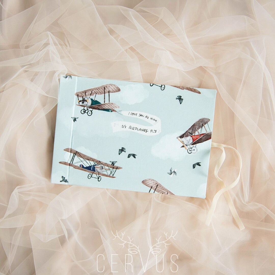 Airplanes Photo Album Retro Toys Personalized Photo Album for Boy ...