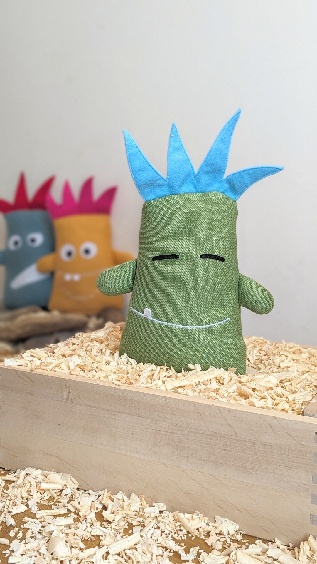 Pine Fabric the Serenity Monster Hand Puppet - Etsy