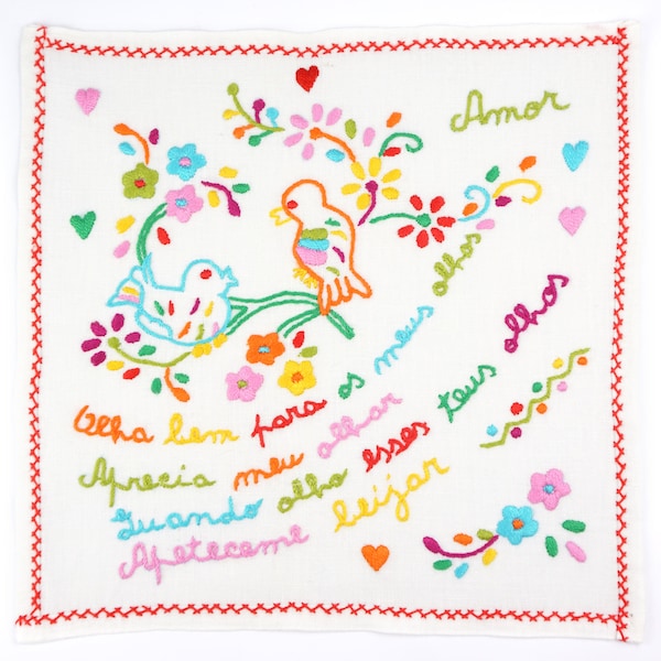 Valentine Handkerchief - Etsy