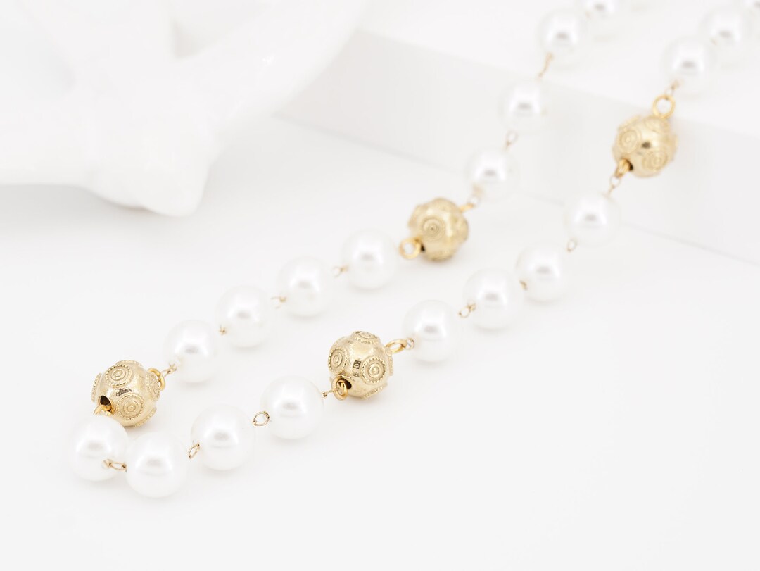 Portuguese Filigree Inspired Necklace With Viana Beads and Acrylic ...