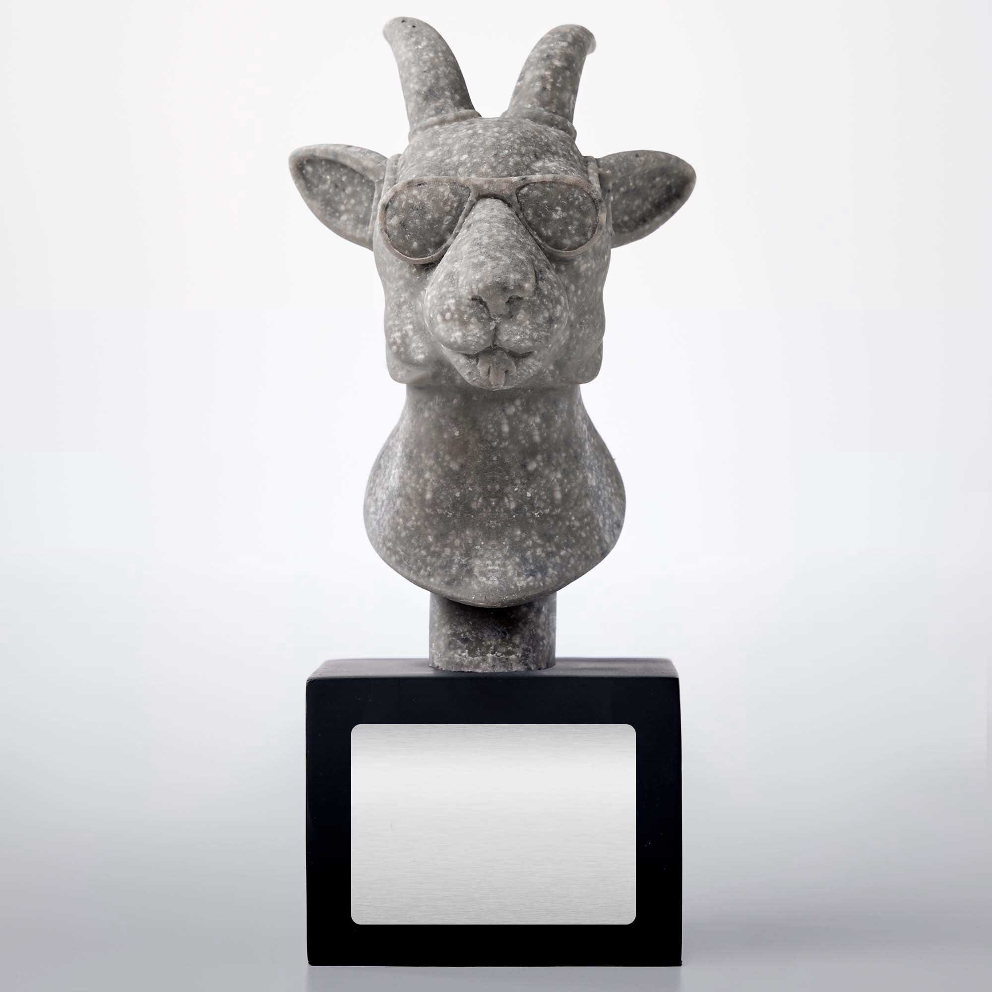 CUSTOM G.O.A.T Trophy Award Trophy Personalized Engraving up to Three ...