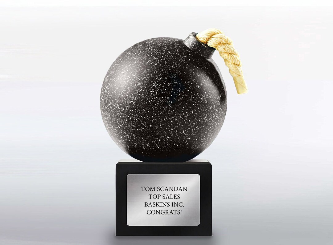 The Bomb Trophy - Award Trophy - Personalized Engraving up to Six Lines ...
