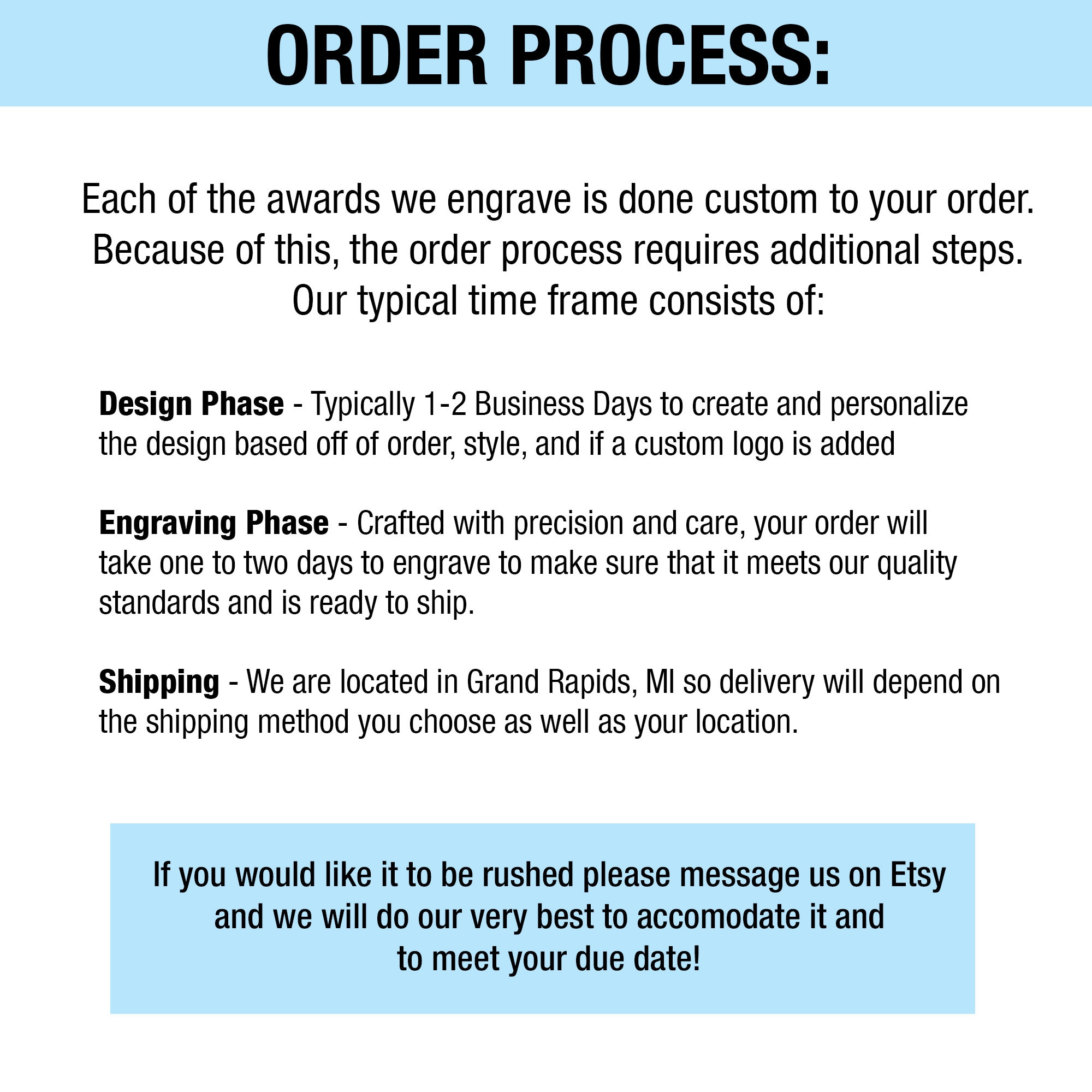 CUSTOM - G.O.A.T Trophy - Award Trophy - Personalized Engraving up to ...