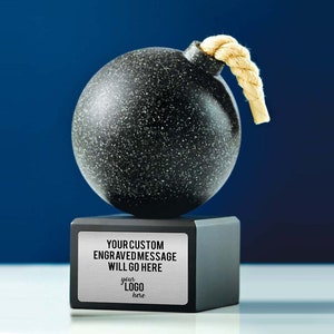 CUSTOM - the Bomb Trophy - Award Trophy - Personalized Engraving up to ...