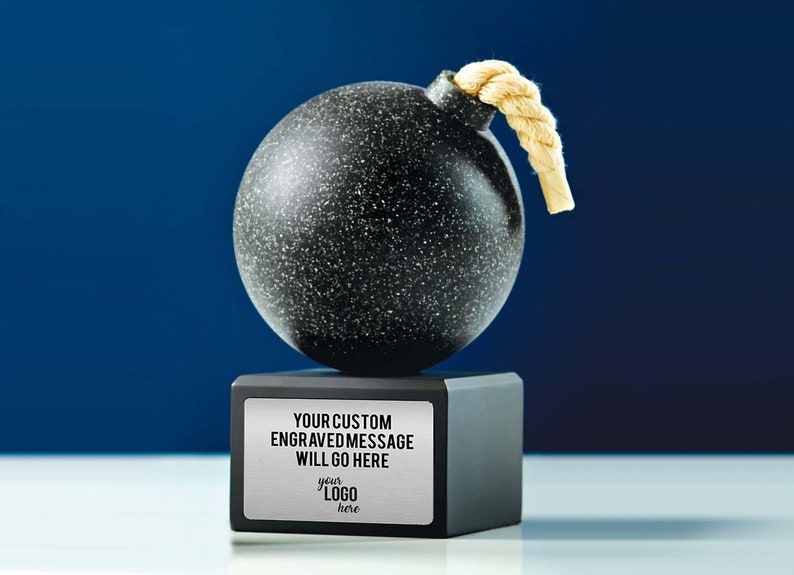 CUSTOM - the Bomb Trophy - Award Trophy - Personalized Engraving up to ...