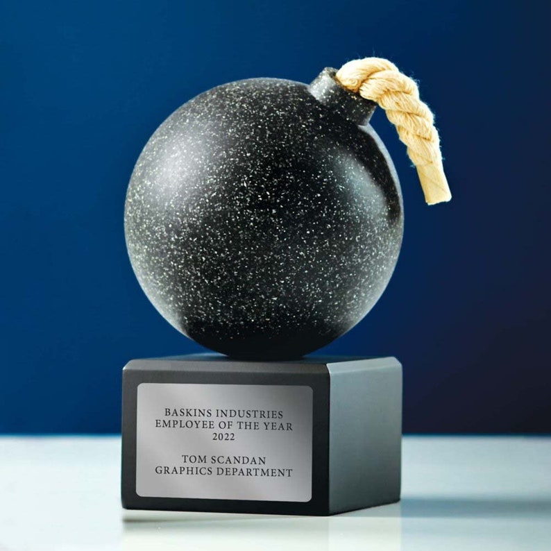 The Bomb Trophy - Award Trophy - Personalized Engraving up to Six Lines ...