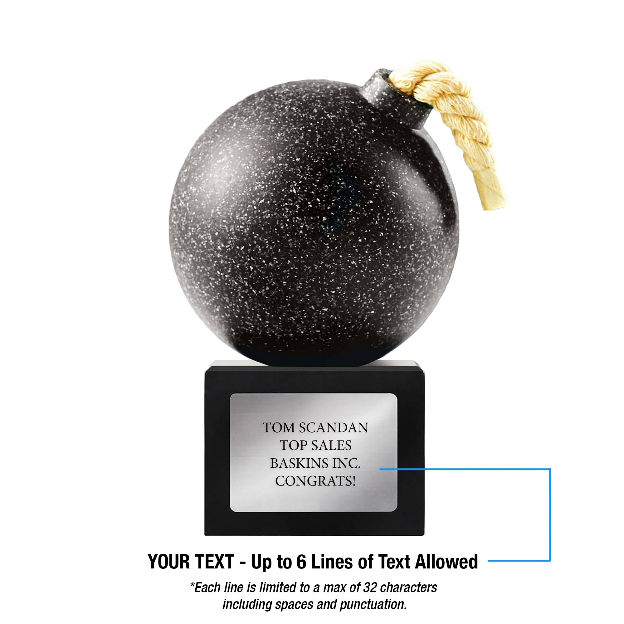 The Bomb Trophy - Award Trophy - Personalized Engraving up to Six Lines ...