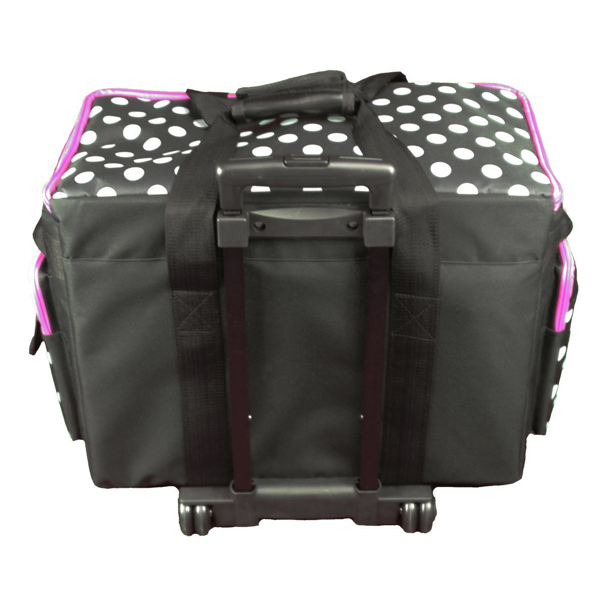 Sewing Machine Trolley Bag Black and White Spot With Pink Trim 53 X 41 ...