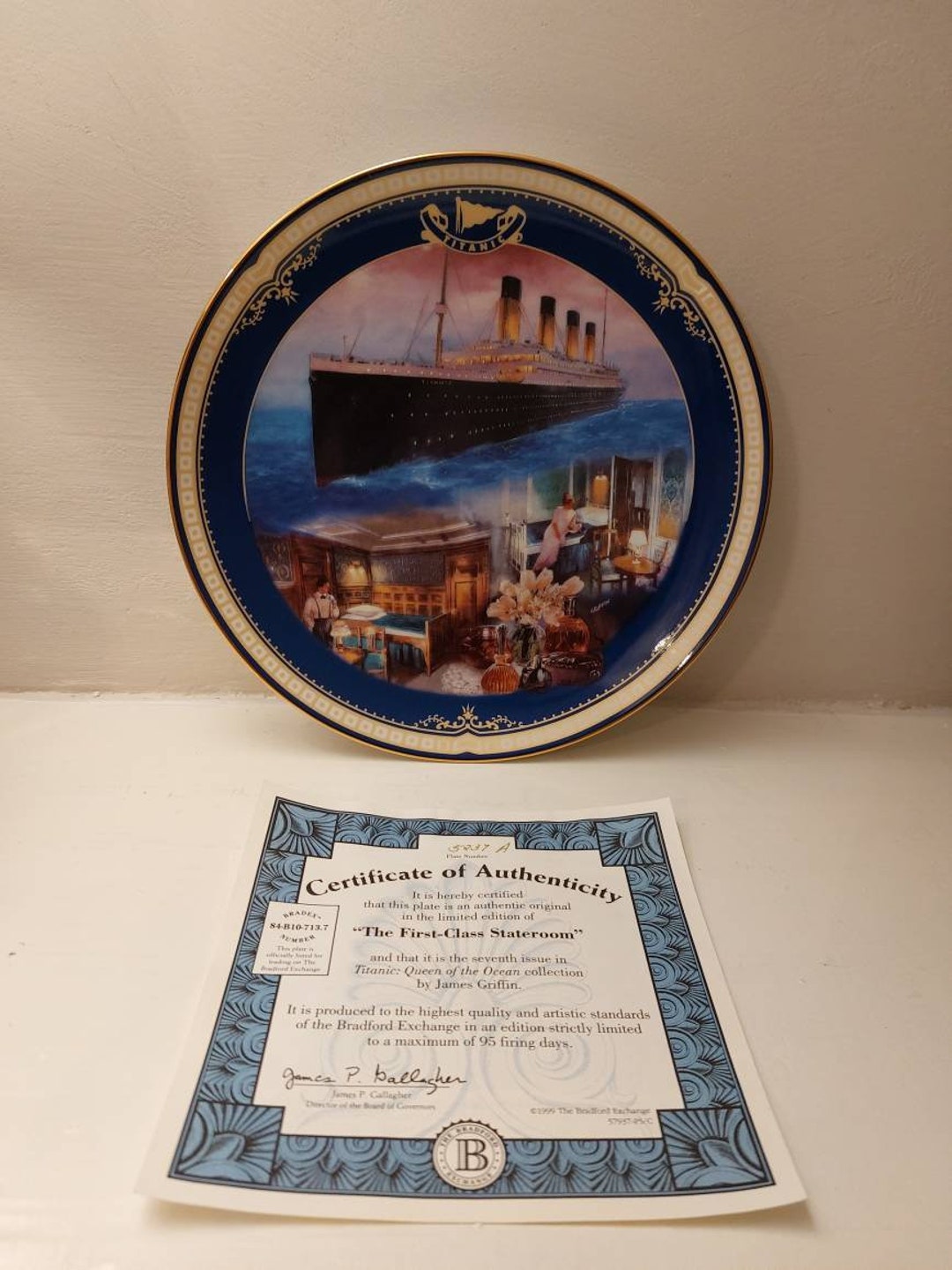 Vintage Bradford Exchange Limited Edition Titanic Queen of the Ocean ...