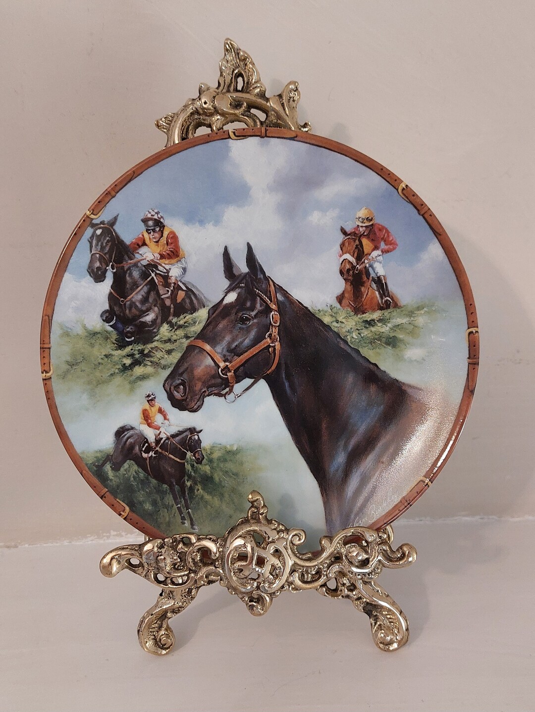 Vintage Royal Worcester for Danbury Mint the Great Racehorses ...
