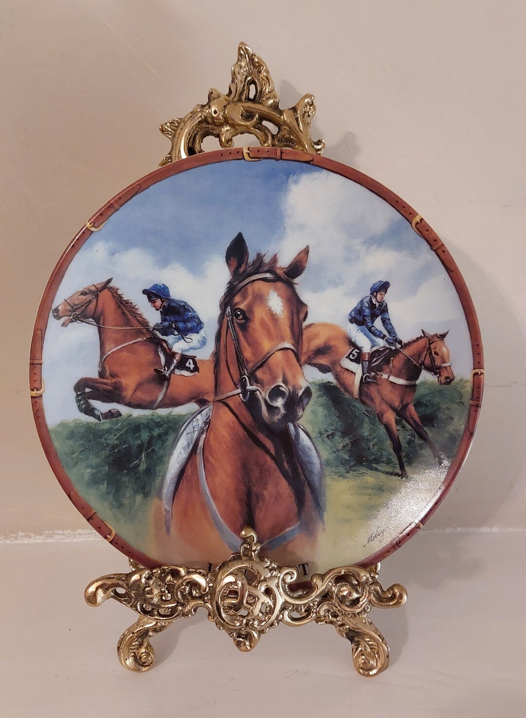 Vintage Royal Worcester for Danbury Mint the Great Racehorses ...